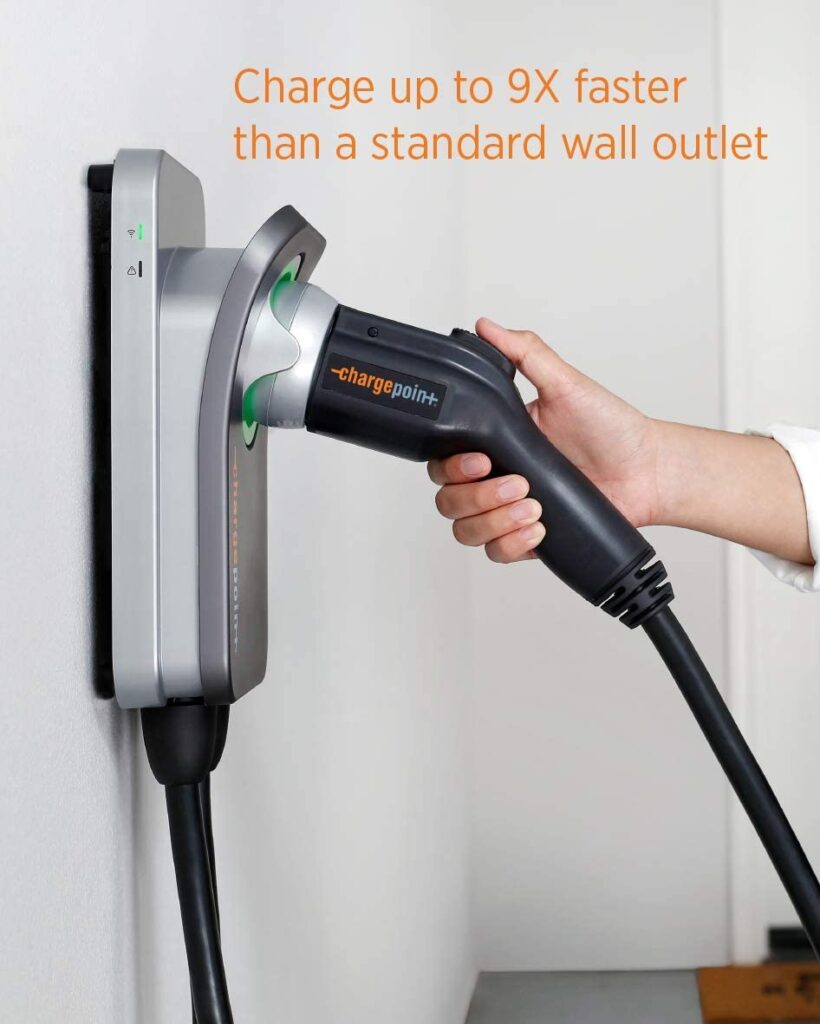 ChargePoint Home Flex Electric Vehicle (EV) Charger upto 50 Amp, 240V ...